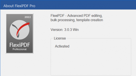 FlexiPDF 2022 revision 3.0.3 has been released - Alternative2Office