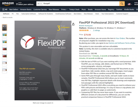 FlexiPDF Professional 2022 is available on Amazon, Best Buy, B&H, Newegg, Quill, Staples and ...