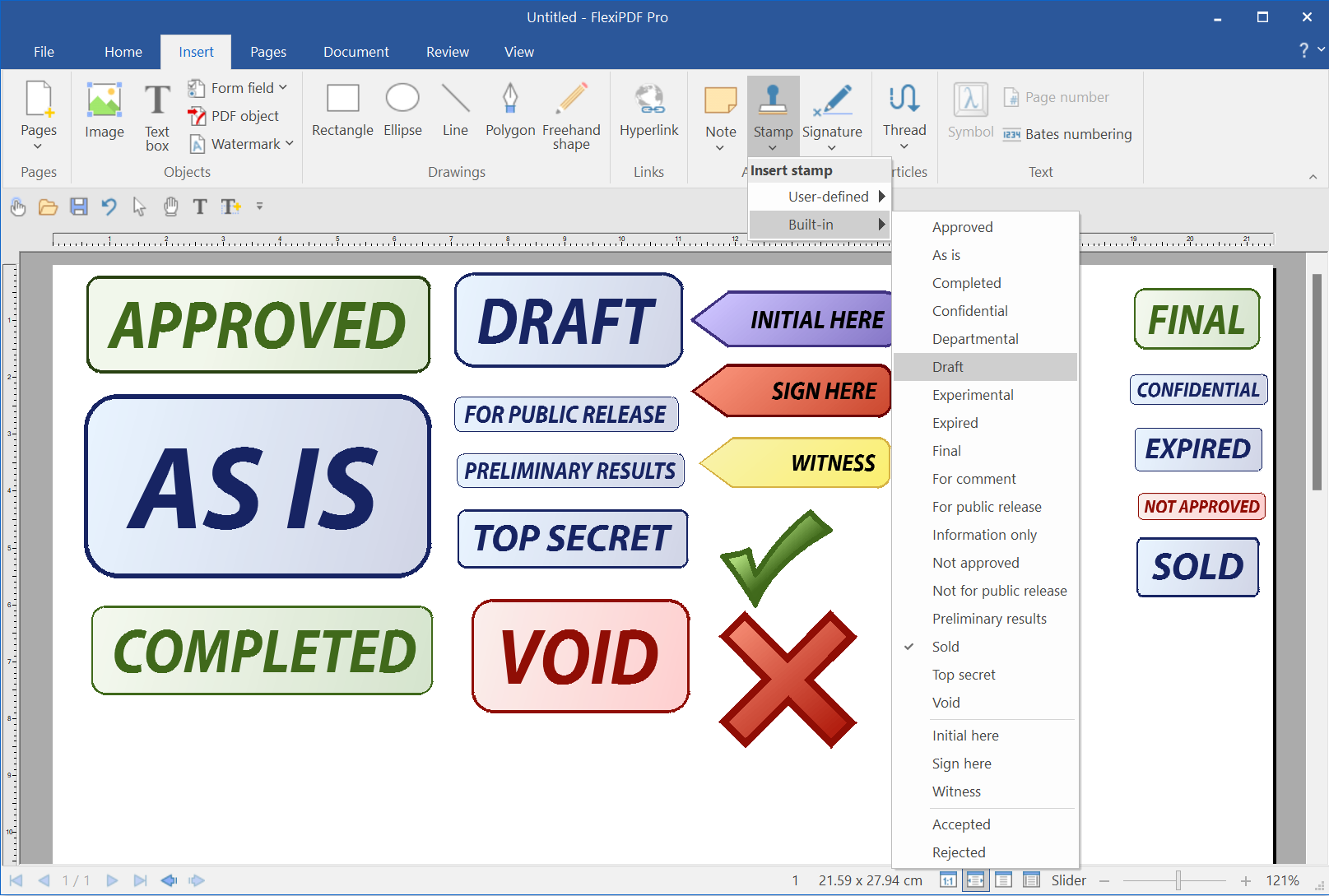 How to Stamp a PDF Document - Food Stamps