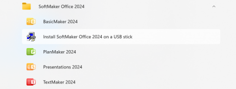 How to install and run SoftMaker Office 2024 applications from a USB ...