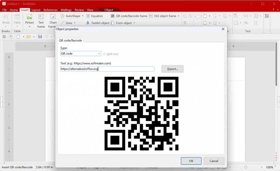 Simplify QR code and barcode insertion in your documents with SoftMaker ...