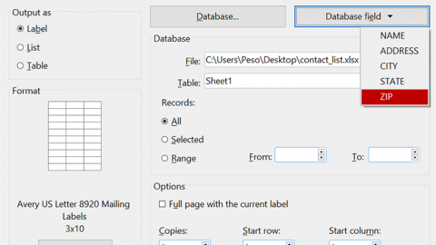 Mail merge to labels or envelopes in SoftMaker Office 2024 ...